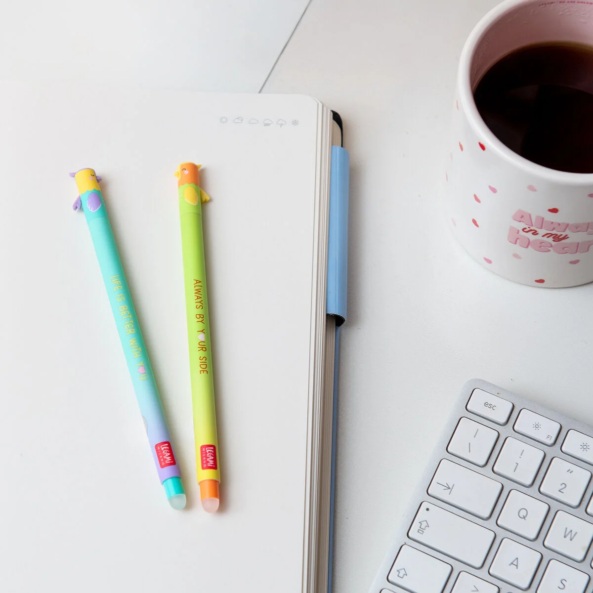 Set di 2 Penne Gel Cancellabili - Better Together - Legami (Limited ...